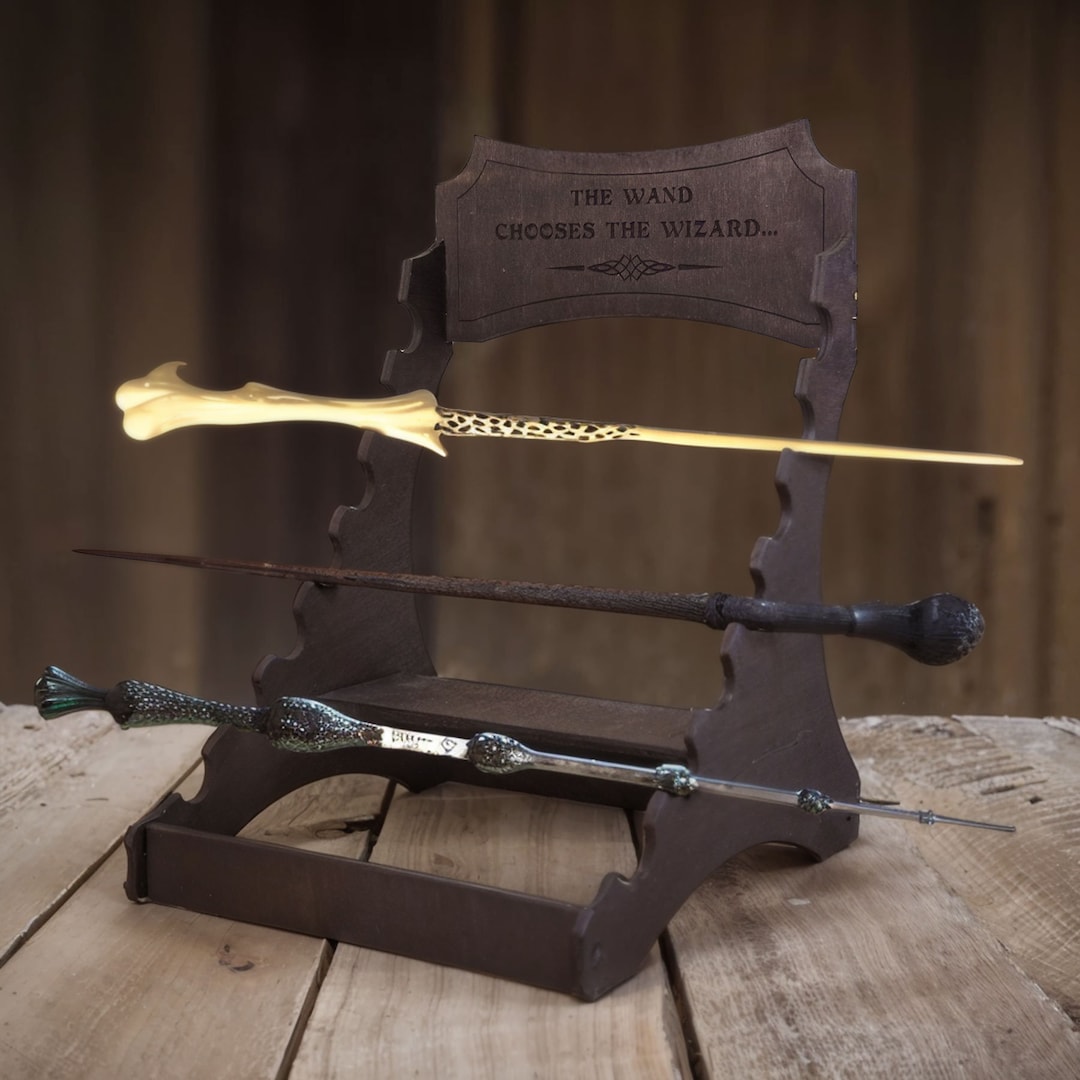 Wizard Wand Stand, Wizard Wand Display, Wizard Wand Holder, Magic Wand ...