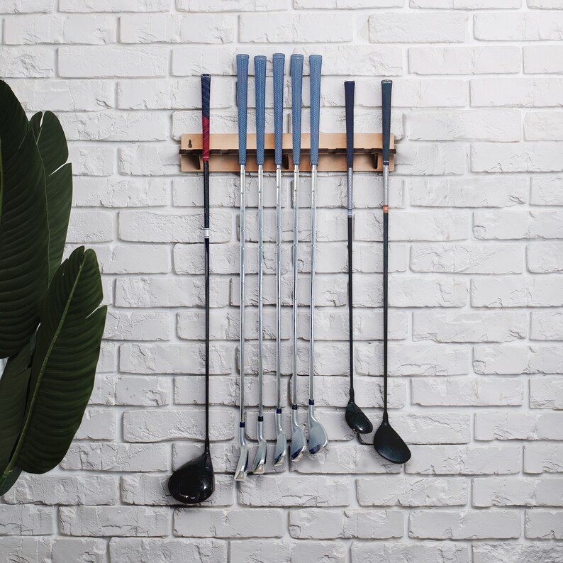 Golf Bag Holder, Golf Club Wall Mount, Golf Club Display Rack, Golf ...