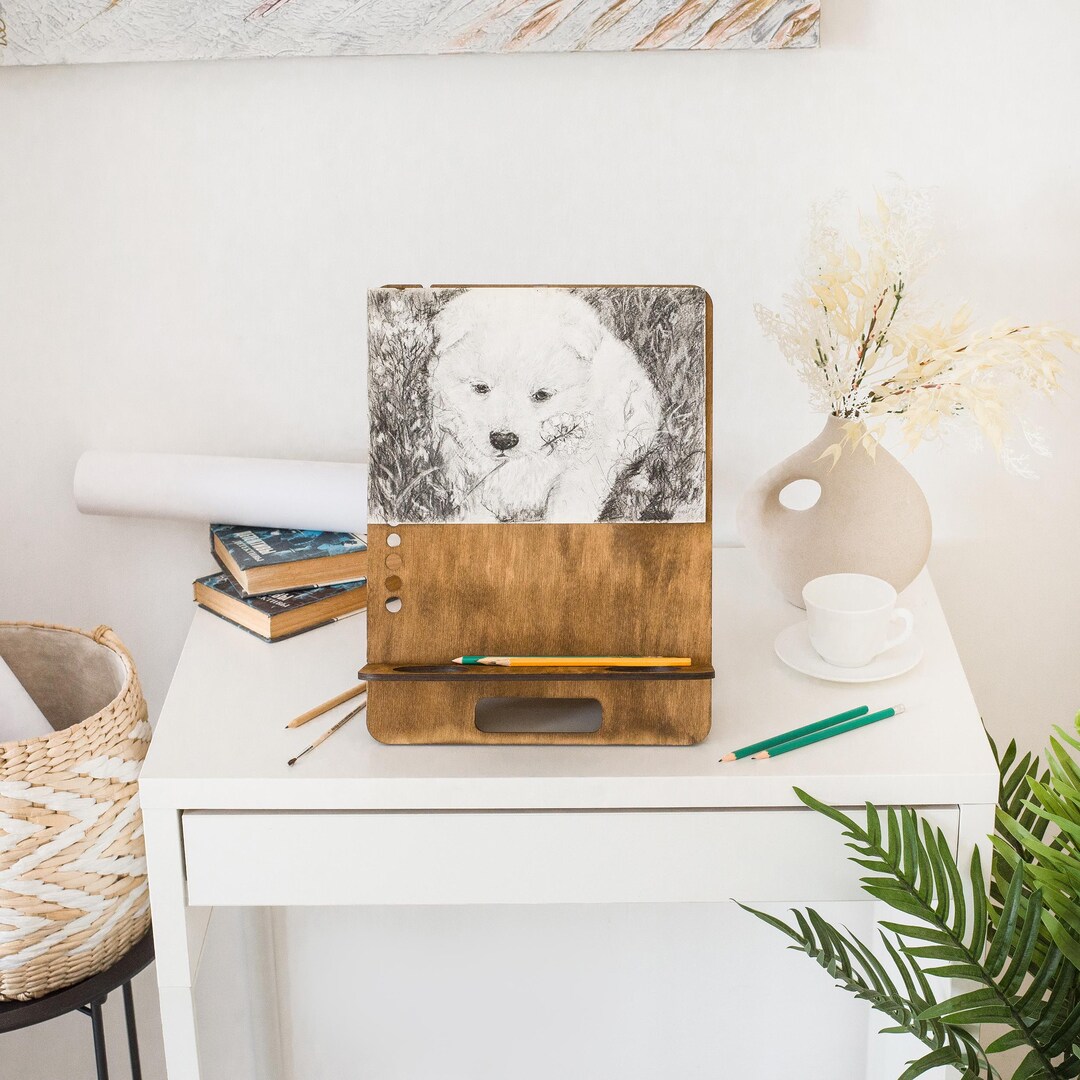 Adjustable Sketching Board, Portable Drawing Easel, Wooden Lap Desk for ...