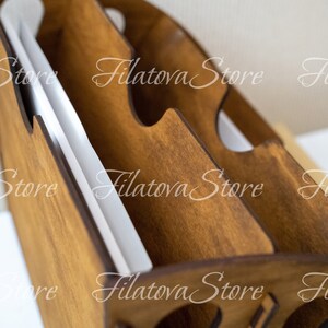 Wood Desk Organizer, Office Desk Organizer,desktop Storage,document ...