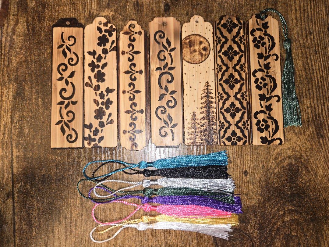 Custom Wood Burned Bookmarks - Etsy