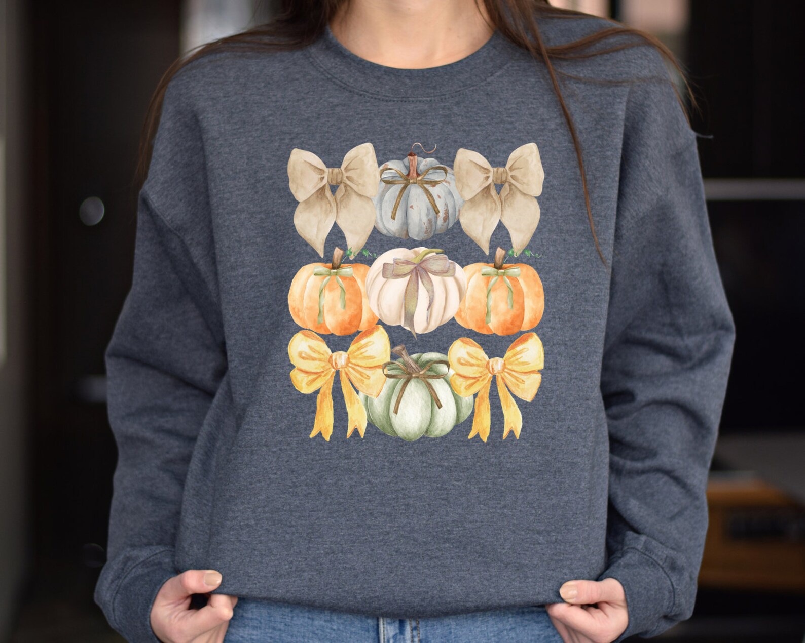 Fall Autumn Sweater, Cute Fall Sweatshirt, Womens Fall Sweatshirt, Fall ...