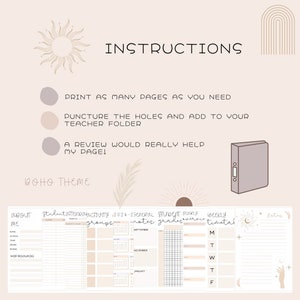 Teacher Planner, School Year Planning, Journal for Teachers. School ...