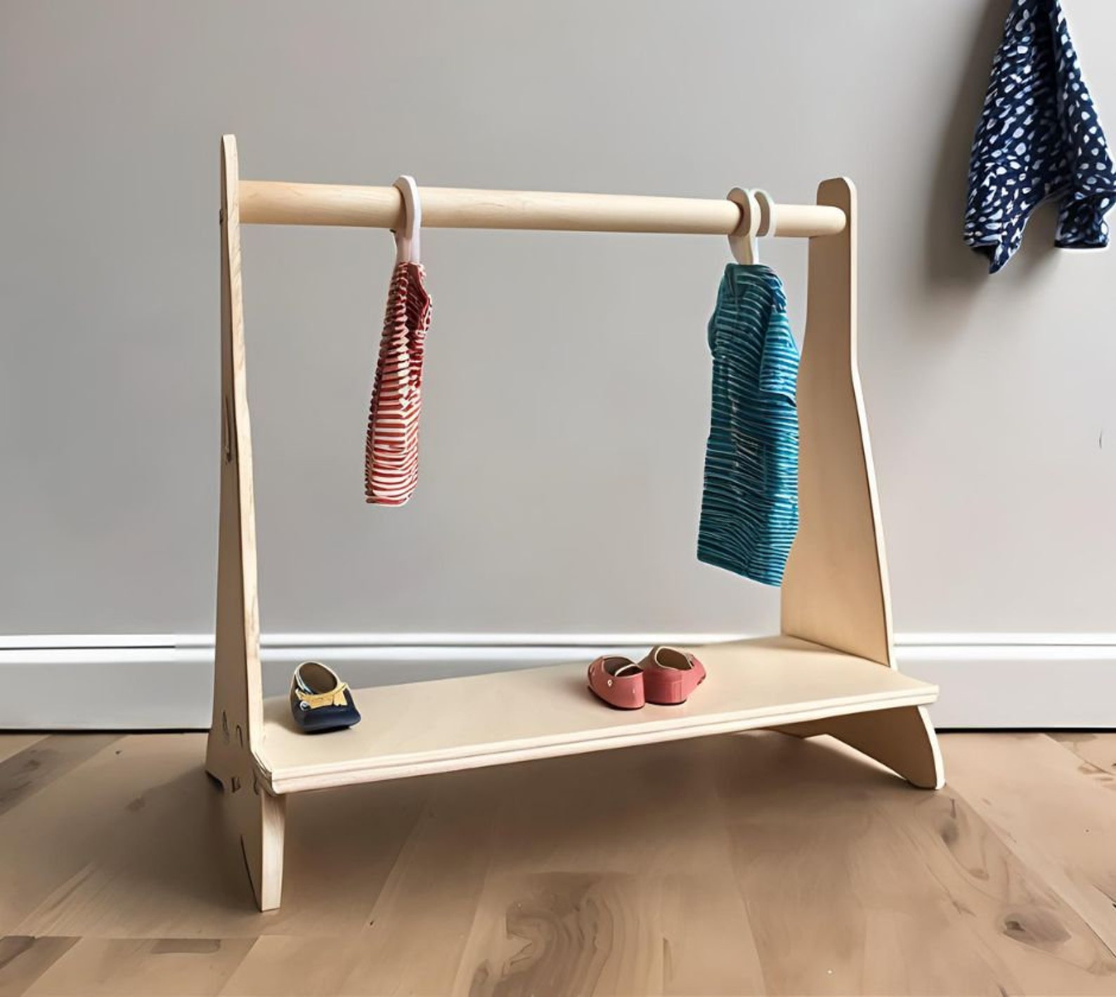 Wardrobe for Kids Clothes Storage for Nursery Playroom Furniture Kids ...