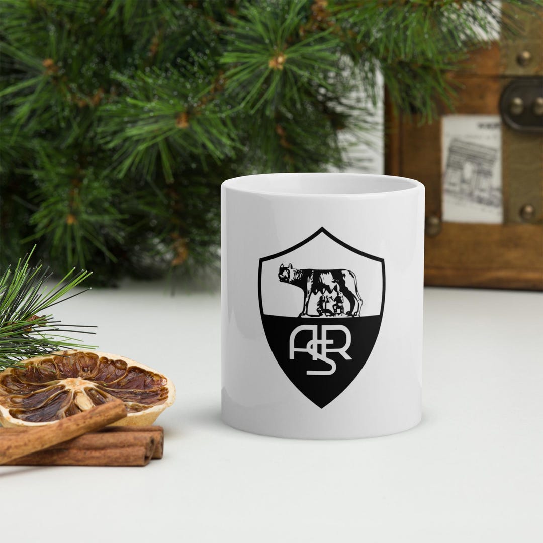AS Roma Mug, Giallorossi Coffee Cup, Official AS Roma Fan Gift, Soccer ...