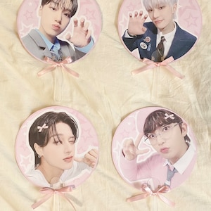 Ateez Fanmade Bow Medium Pickets | Kpop Concert Picket - Etsy