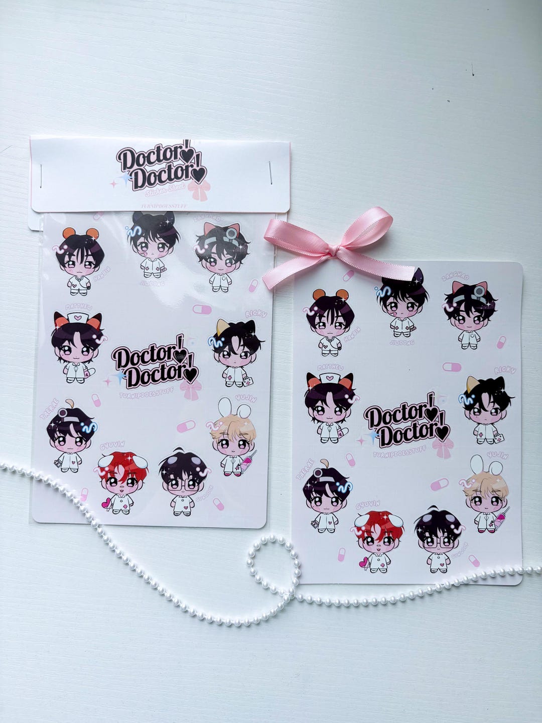 ZB1 Doctor-doctor Zeroni Sticker Sheet | Kpop Stickers Zerobaseone - Etsy