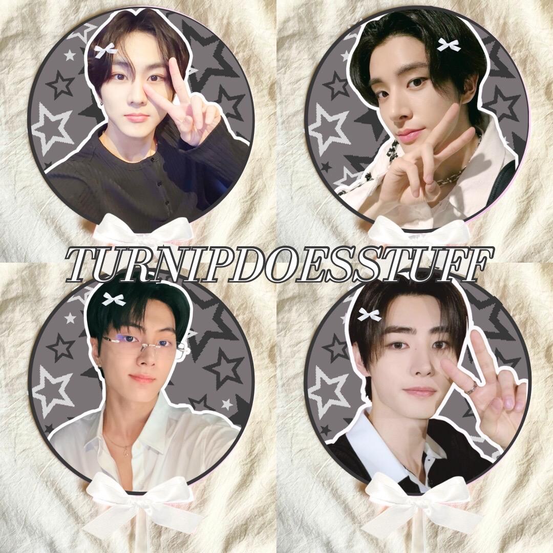 Enhypen Fanmade Bow Medium Pickets | Kpop Concert Picket - Etsy UK