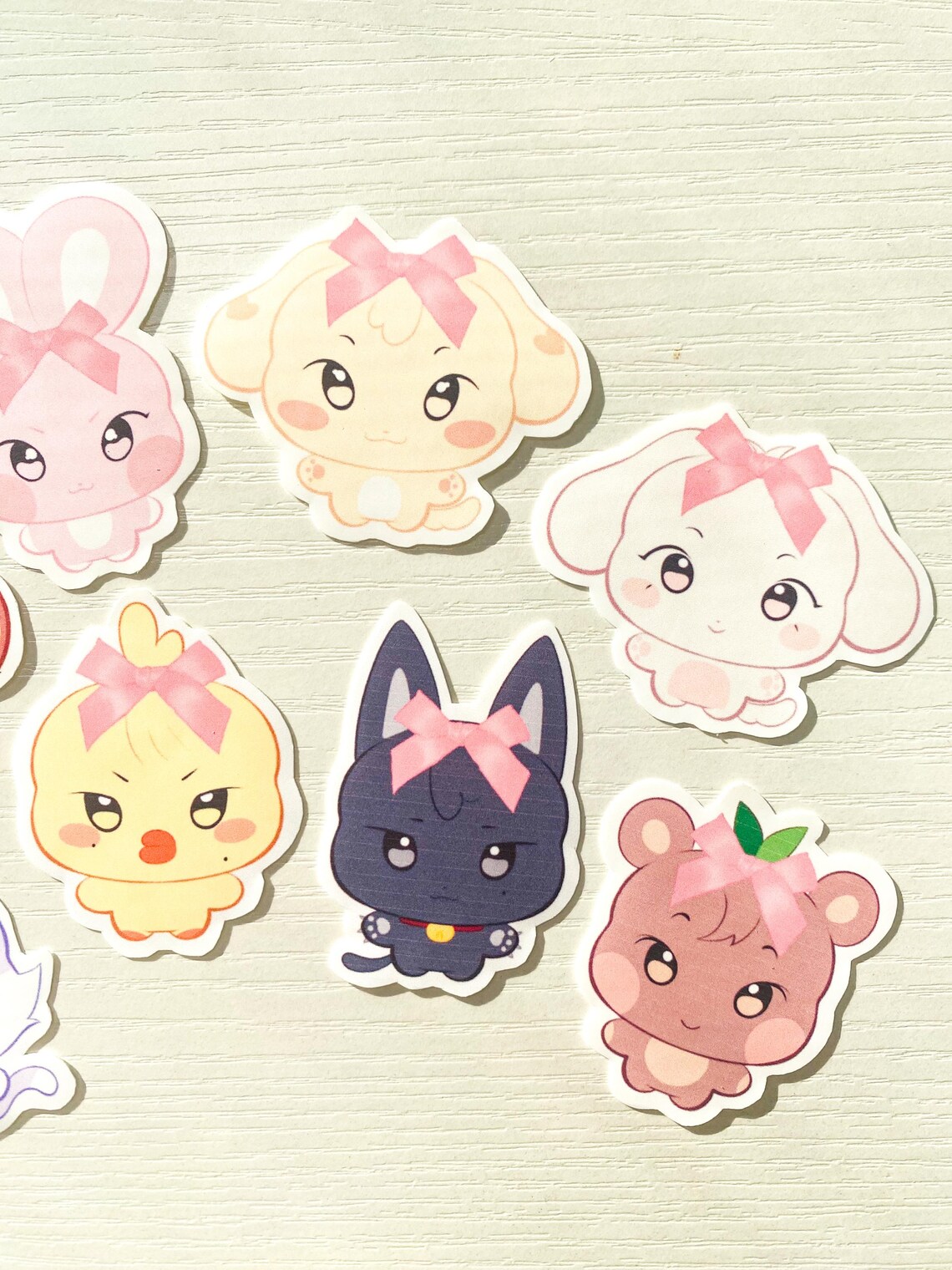 Ateez BOW-TEEZ Aniteez Stickers | Kpop Stickers - Etsy
