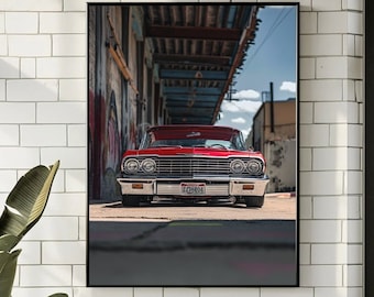Low Rider - Lowrider- LA - Los Angeles - Pinstripe - Cherry Red - Candy ...