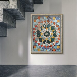 Sacred Geometry, Islamic Art, Mosaic Poster / Wall Decoration ...