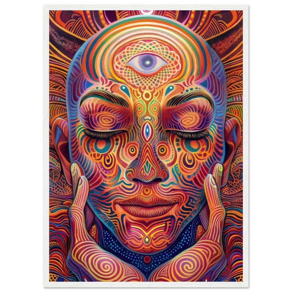 Third Eye Poster - Trippy Wall Art - Etsy
