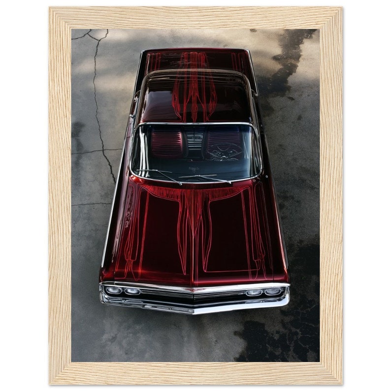 Low Rider - Lowrider- LA - Los Angeles - Pinstripe - Cherry Red - Candy ...