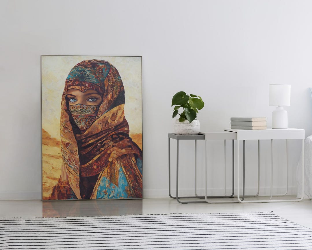 Nomad Art Print - Desert Print - Oriental Painting Print - Bedouin Art ...