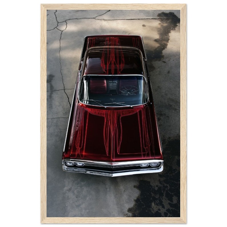 Low Rider - Lowrider- LA - Los Angeles - Pinstripe - Cherry Red - Candy ...