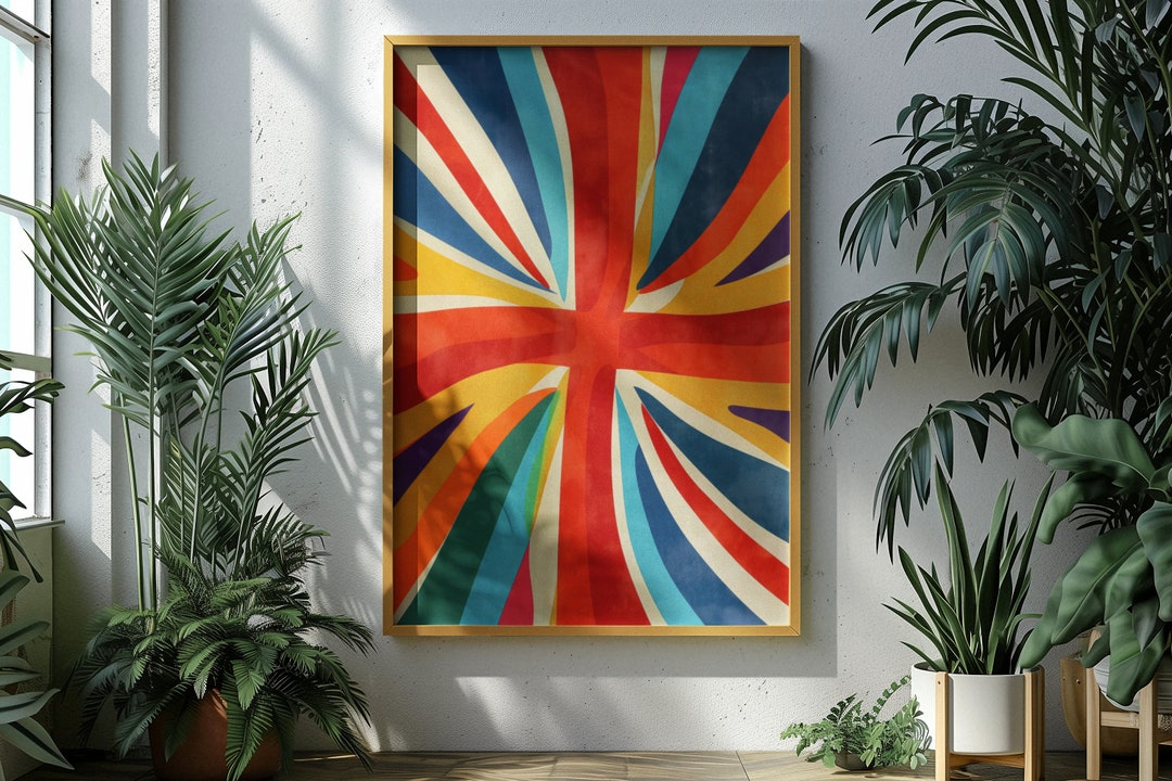British Union Jack Contemporary Modern Queen Elizabeth Memorabilia ...