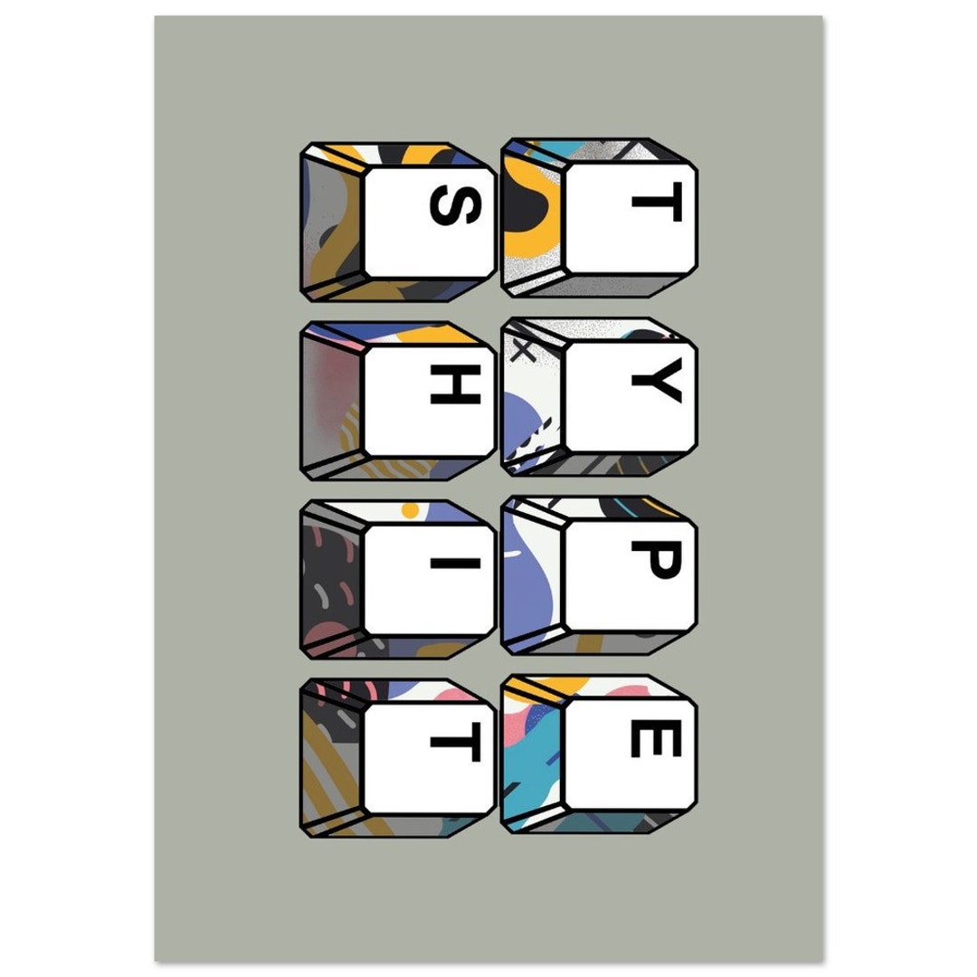 Type Shit Urban Slang Keyboard Typing Rap Drill Edm 2000s - Etsy