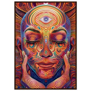 Third Eye Poster - Trippy Wall Art - Etsy