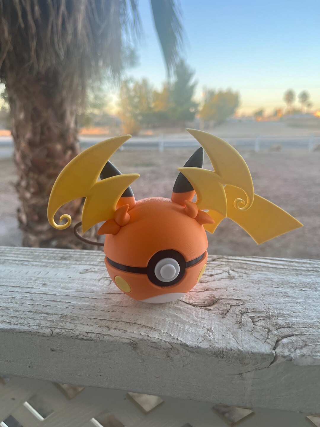 3D Printed MEGA Raichu Y Inspired Ball - Etsy