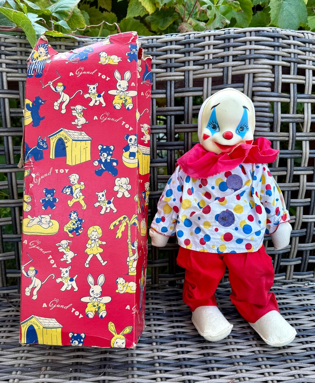 Captain Spaulding…..as a Baby? Vintage Gund Clown Doll - Etsy
