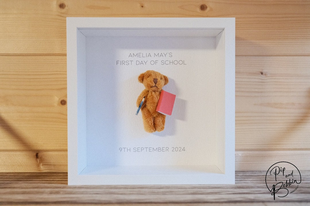 Primary School, New School- Memory Box Keepsake Frame, First Day at Pre ...