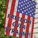 Freedom Over Tyranny Flag, Pro-democracy Banner, Double-sided Print - Etsy