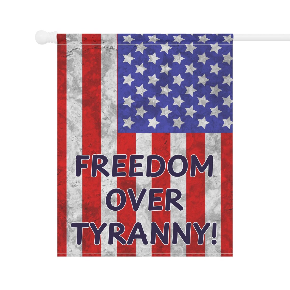 Freedom Over Tyranny Flag, Pro-democracy Banner, Double-sided Print - Etsy