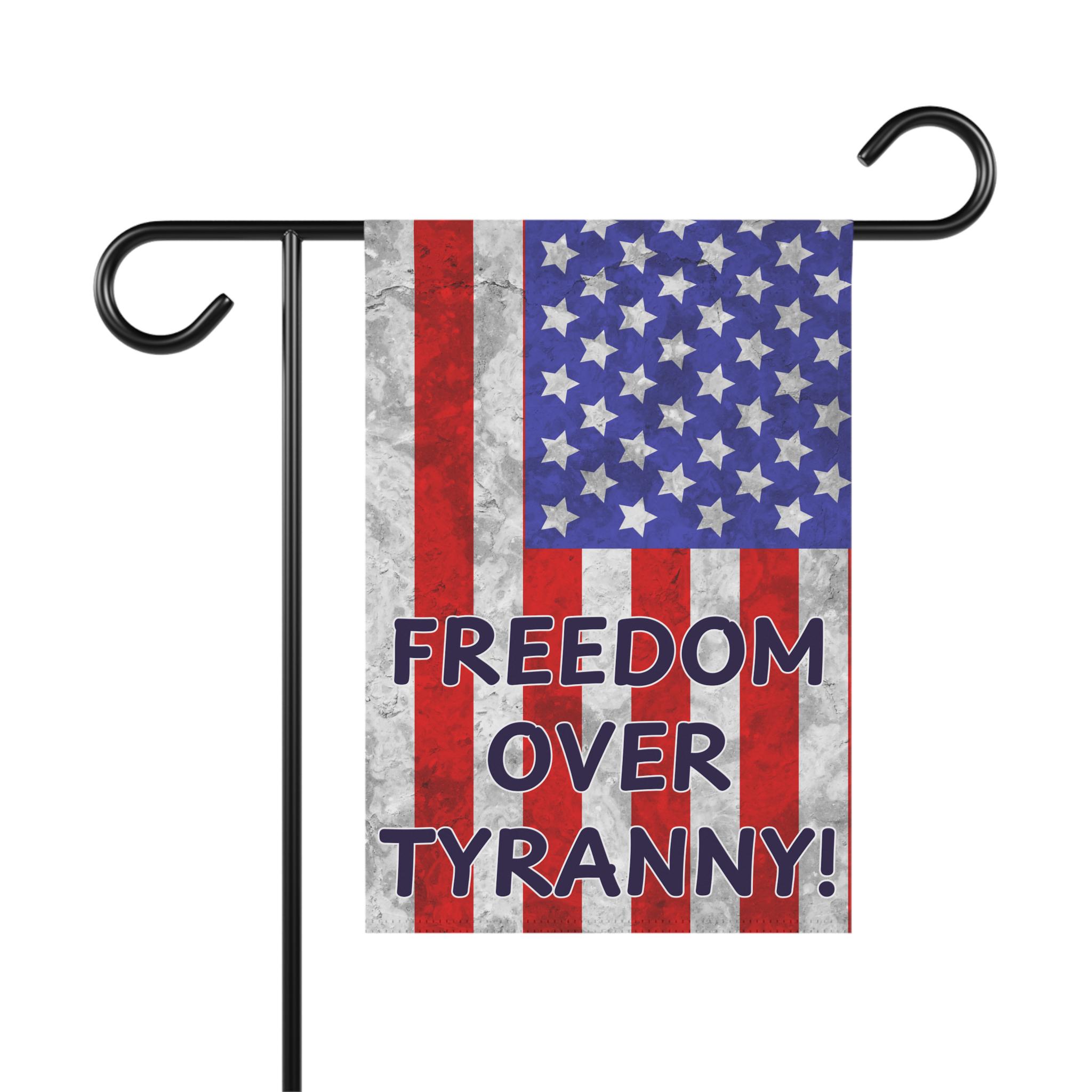 Freedom Over Tyranny Flag, Pro-democracy Banner, Double-sided Print - Etsy