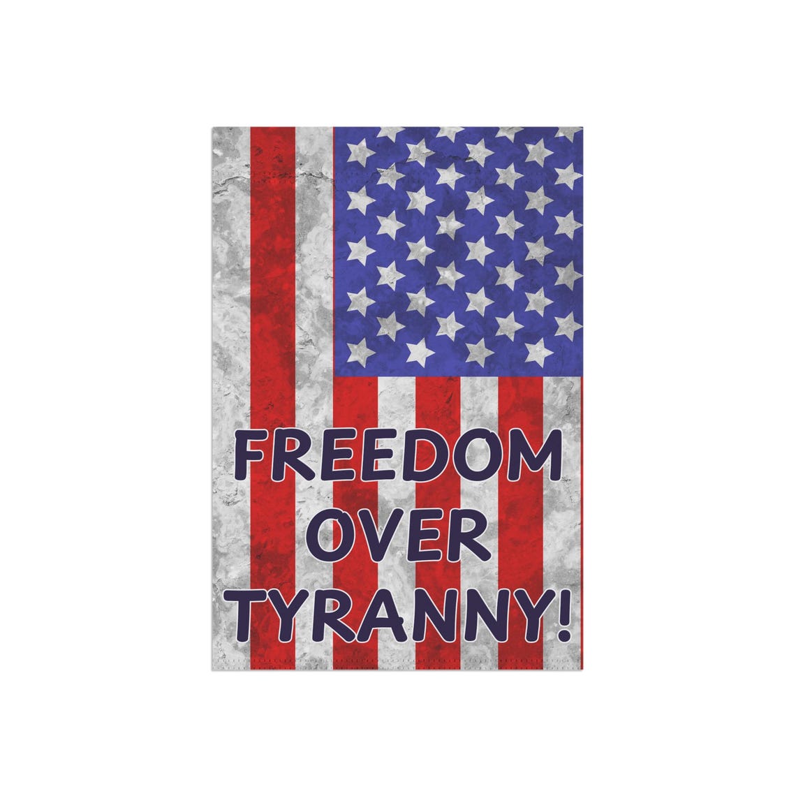 Freedom Over Tyranny Flag, Pro-democracy Banner, Double-sided Print - Etsy