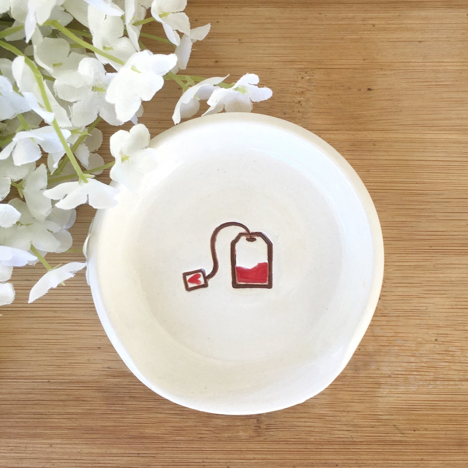 Tea Theme Gift Spoon Rest | Teaspoon Rest | Tea Bag Holder | Tea Lovers ...