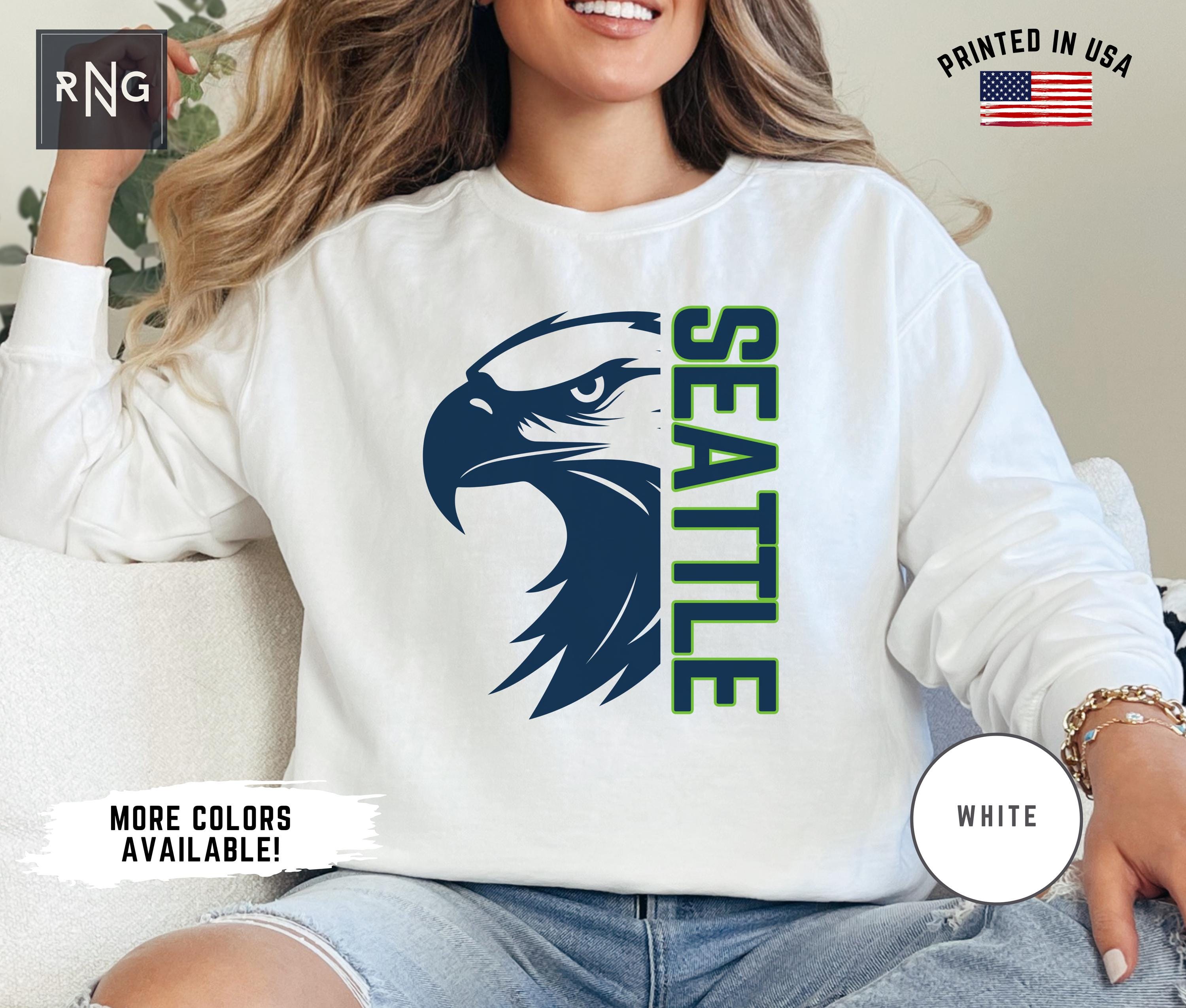 Seattle Football Sweatshirt, Seahawk Football Gameday Sweatshirt ...