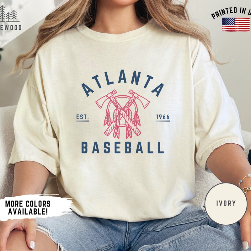 Atlanta Braves Shirt - Etsy