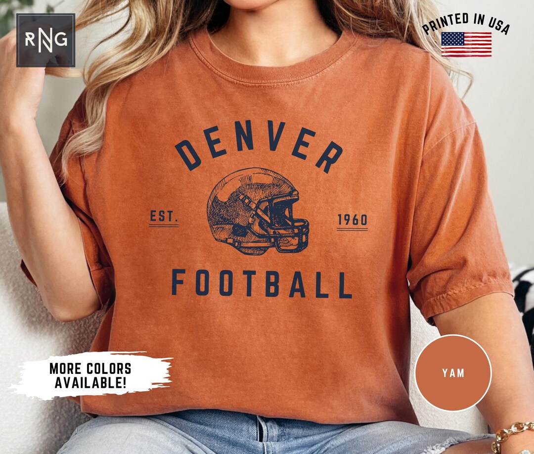 Denver Football Shirt, Bronco Football Gameday Shirt, Denver Football ...