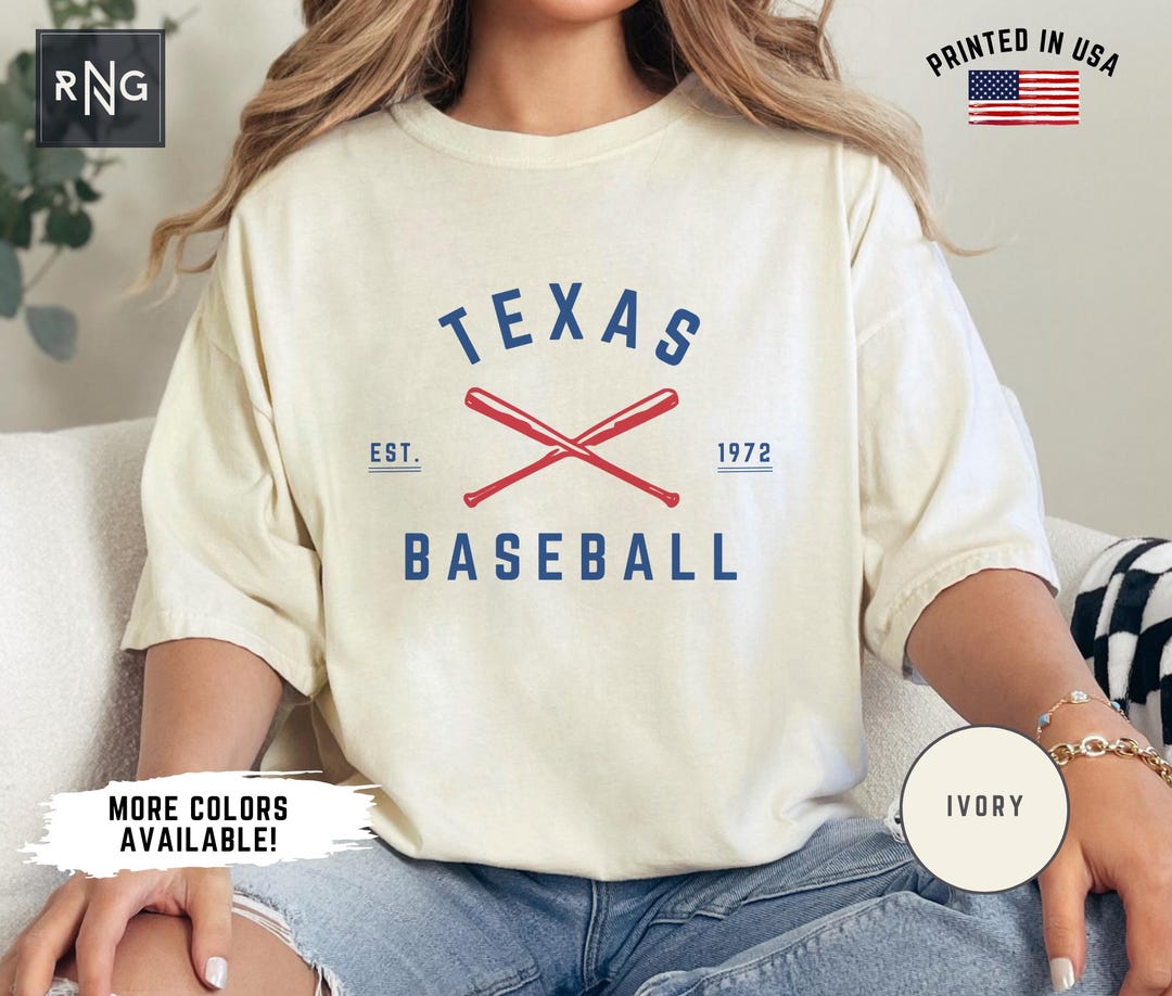 Texas Baseball Shirt, Ranger Baseball Tshirt, Retro Ranger Baseball ...