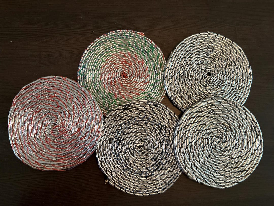 Set of 5 African Handwoven Place Mats - Etsy