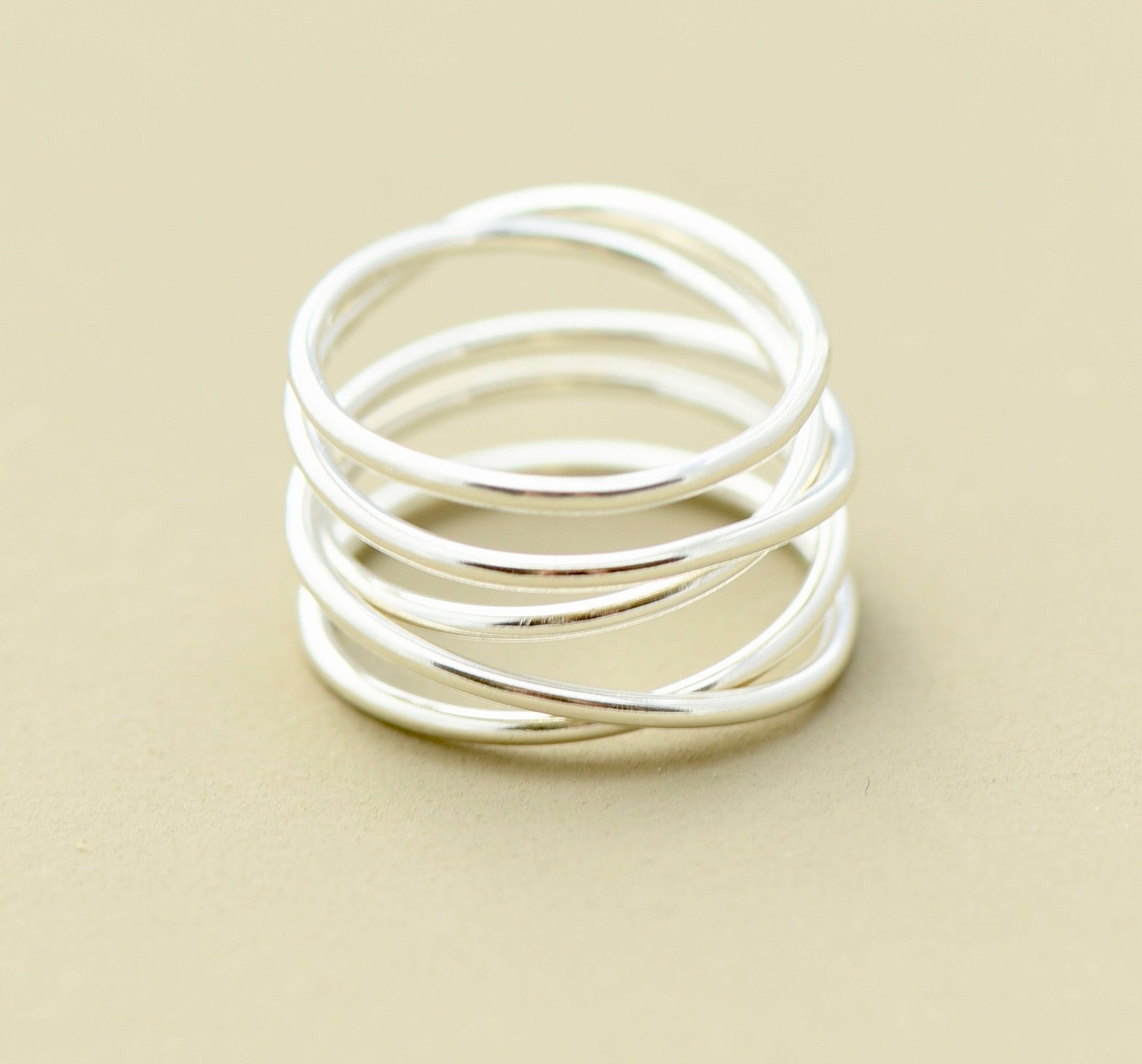 Wrap Ring - Sterling Silver - Etsy