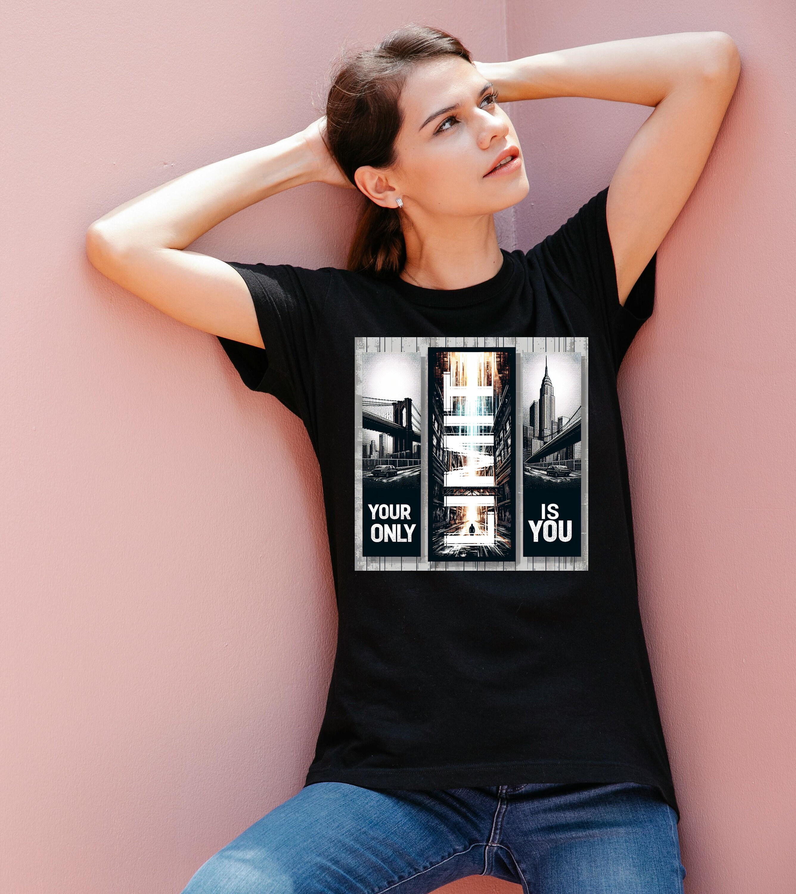 Inspirational Motivational Quote T-shirt Positive Uplifting Tee ...