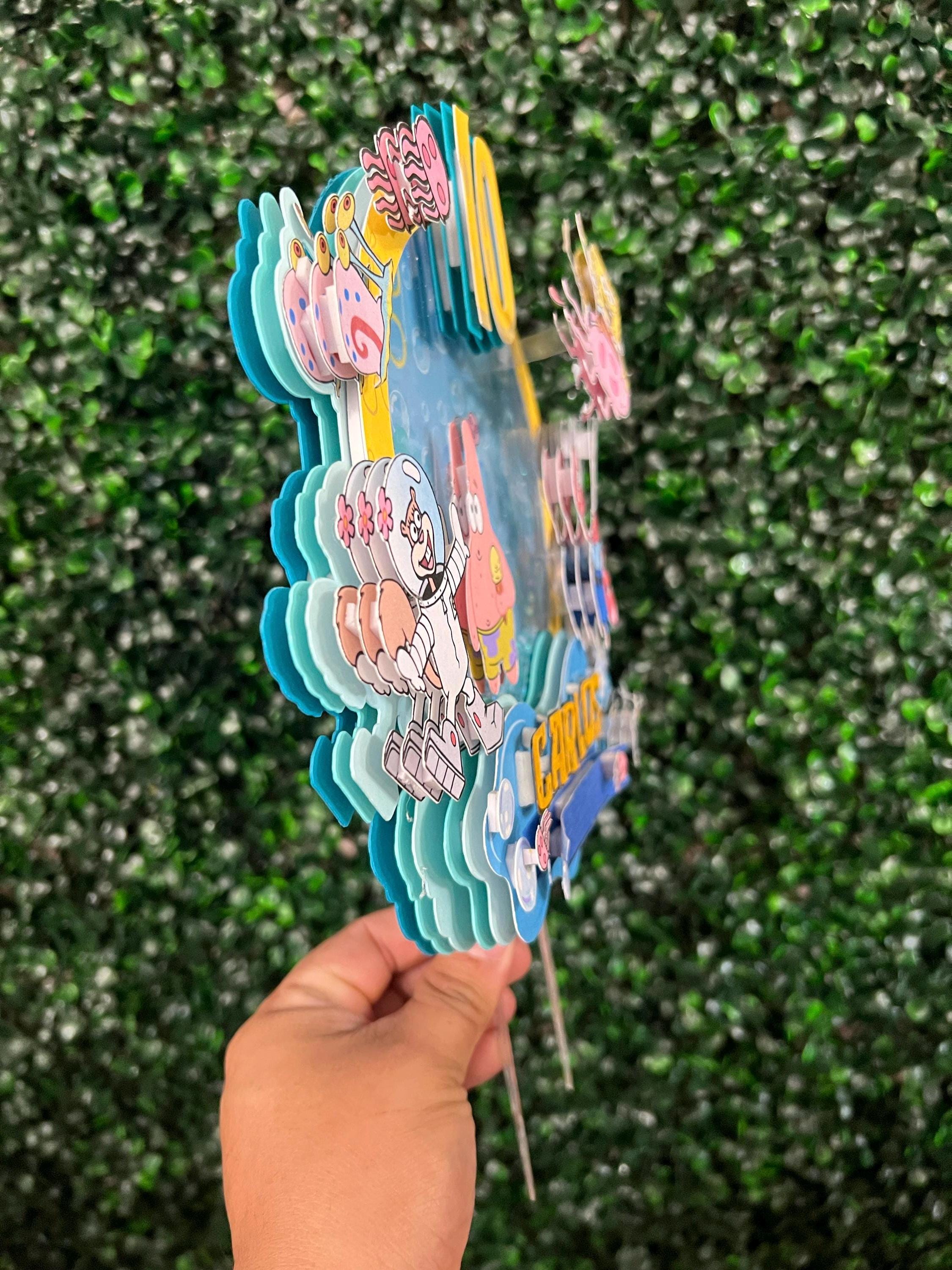 Spongebob Topper/ Spongebob Cake Topper/ Spongebob Theme Party ...