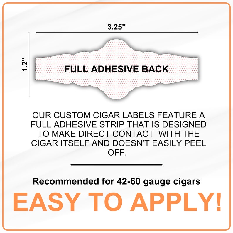 Gold Foil Custom Retirement Cigar Labels, Custom Cigar Bands, Cigar ...