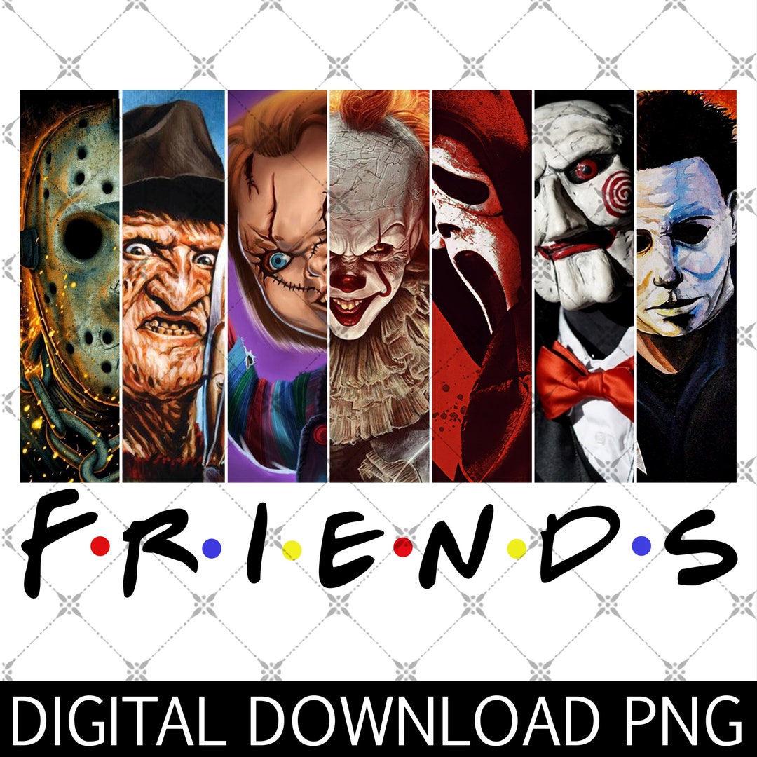 Horror Characters Friends Png, Halloween Horror Characters Png, Friends ...