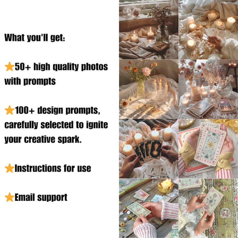 Ai Art Prompt Tarot Cards Midjourney Ai Prompt for Making Photo Taro ...