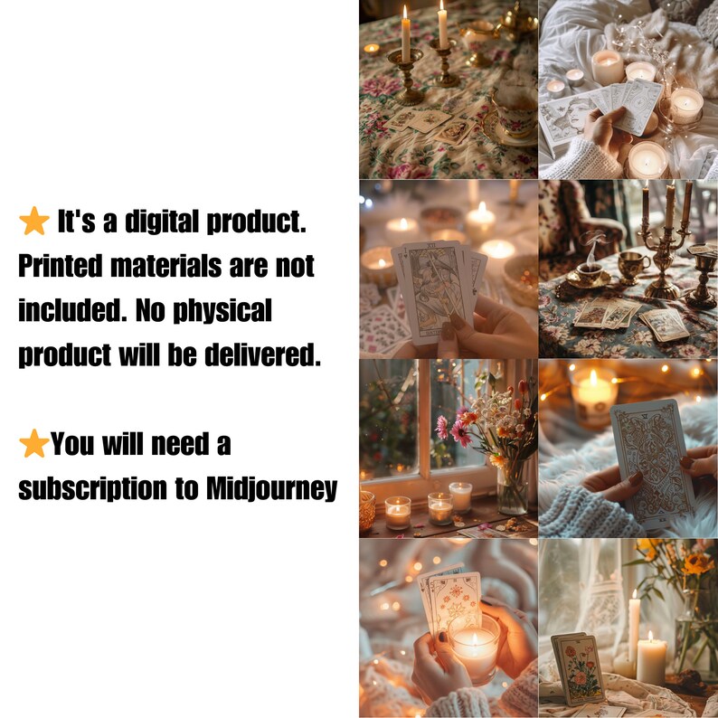 Ai Art Prompt Tarot Cards Midjourney Ai Prompt for Making Photo Taro ...