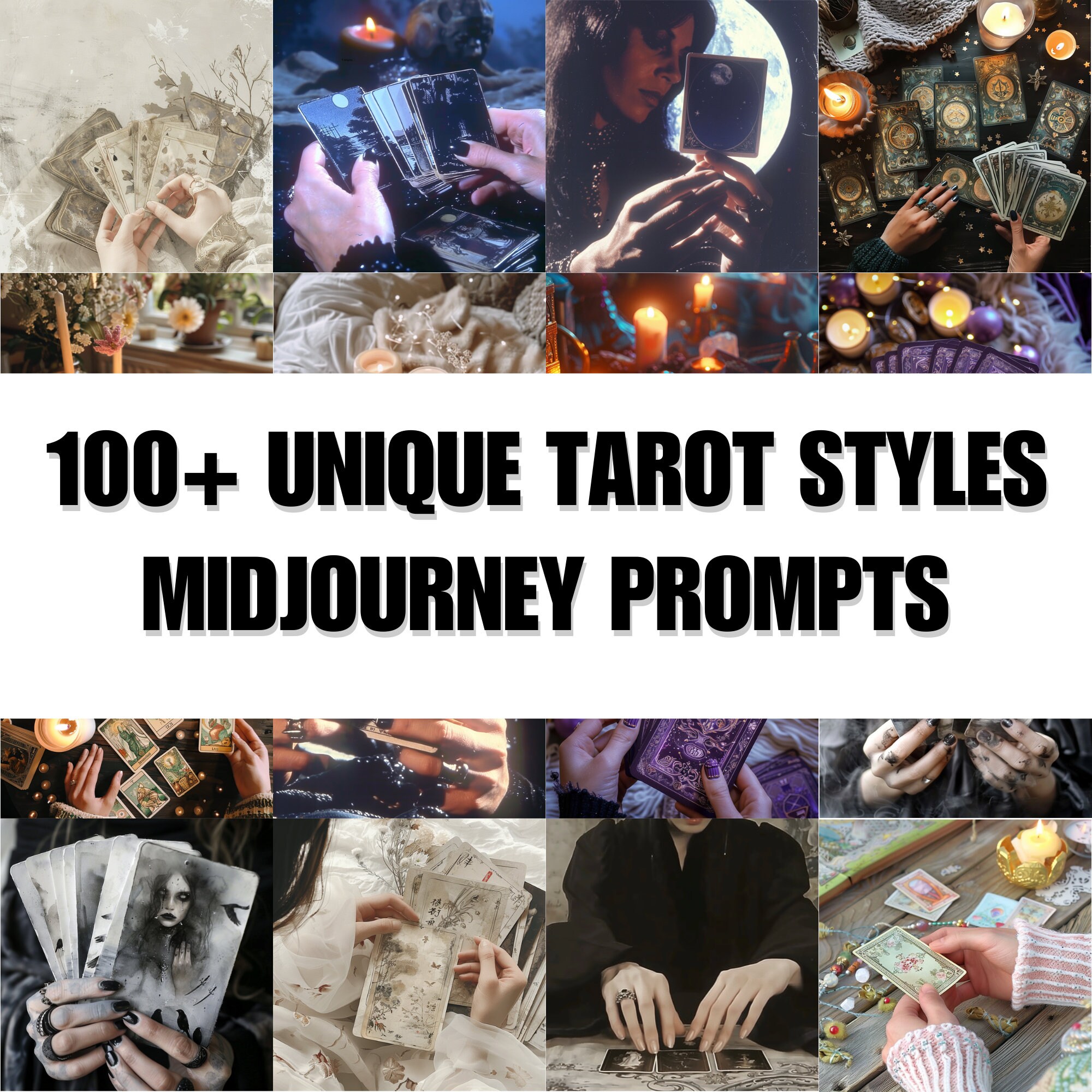 Ai Art Prompt Tarot Cards Midjourney Ai Prompt for Making Photo Taro ...