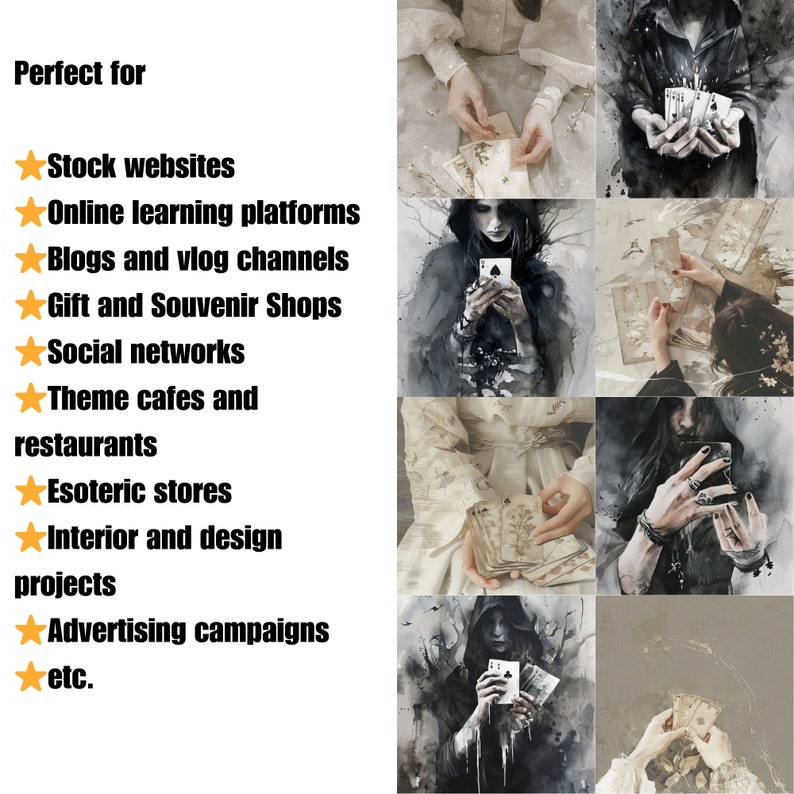 Ai Art Prompt Tarot Cards Midjourney Ai Prompt for Making Photo Taro ...