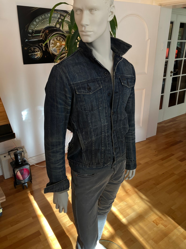 Custom Union Jack Denim Jacket by Thealejandro Robbie Williams Feel - Etsy