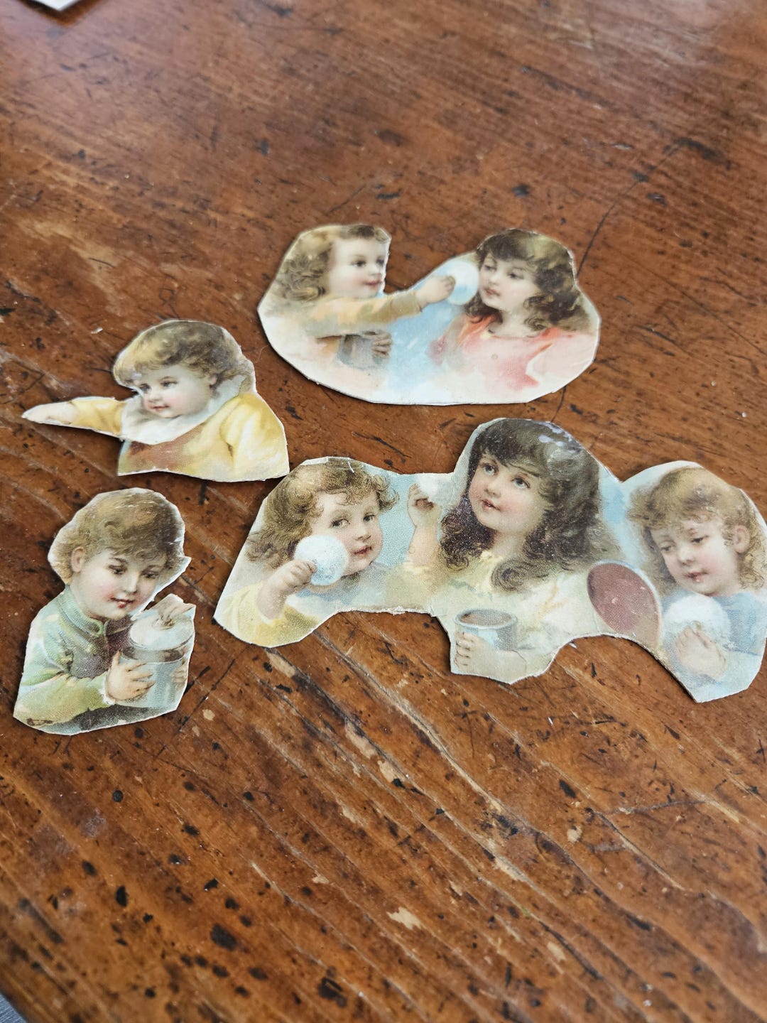 CHILDREN IMAGES, Antique Cutouts - Etsy