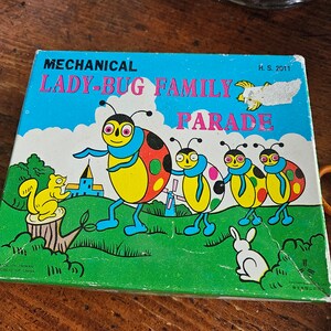 MECHANICAL LADY-BUG Vintage Toy. - Etsy