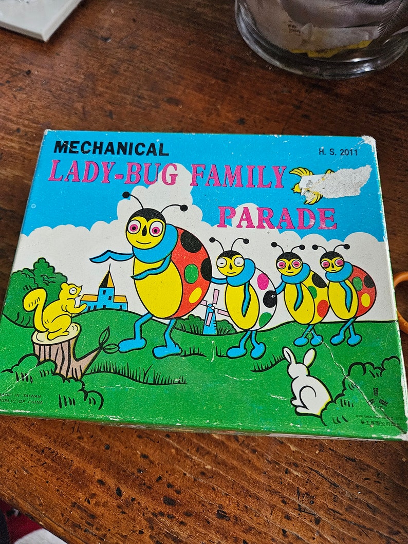MECHANICAL LADY-BUG Vintage Toy. - Etsy