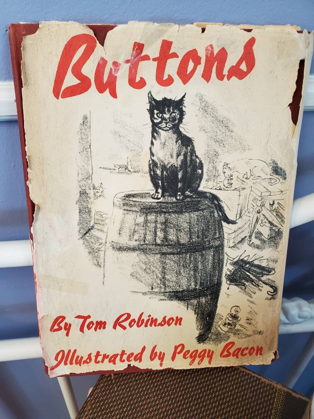 BUTTONS Children's Book, FIRST EDITION. 1938 Tom Robinson. - Etsy