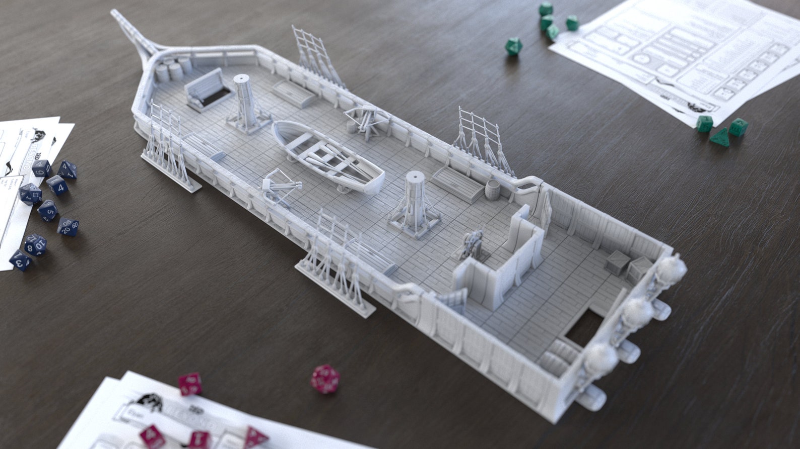 Modular Airship/sailing Ship Tiles - 3d Print Files - Etsy